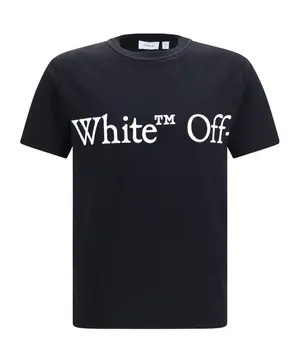 Off-White Bookish Scarf Logo-print T-shirt - Black