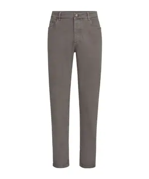Brunello Cucinelli Belt Loop Jeans - Gray