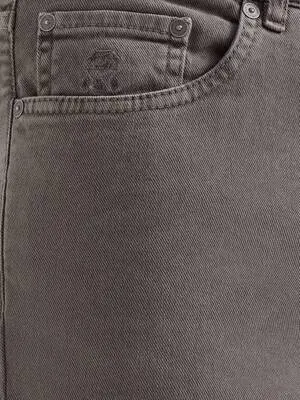 Brunello Cucinelli Belt Loop Jeans - Gray
