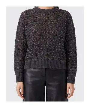 Brunello Cucinelli Sequin-embellished Open-mesh Sweater