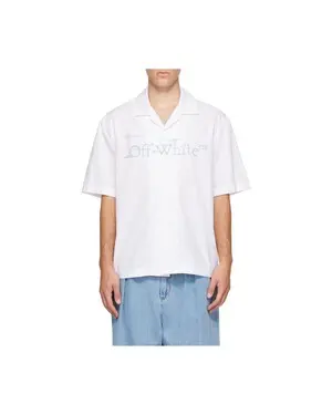 Off-White City Nature Graphic-print Bowling Shirt - White