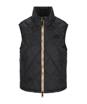 Burberry Quilted Padded Vest - Black