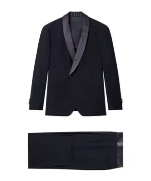 Giorgio Armani Satin Shawl Lapel Suit