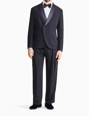 Giorgio Armani Satin Shawl Lapel Suit