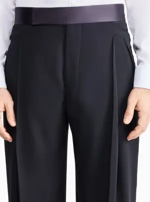 Giorgio Armani Satin Shawl Lapel Suit