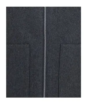 LARDINI High Neck Zip Vest