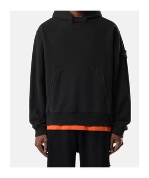 Stone Island Logo Patch Pouch Pocket Hoodie