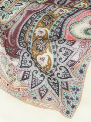 Etro Multicoloured Cashmere Scarf