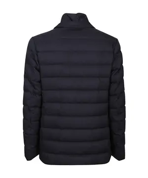 Herno Layered-effect Quilted Down Jacket