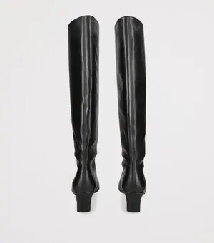 Staud Leather Wally Knee-high Boots 55