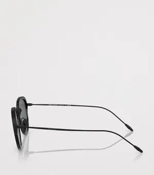 Giorgio Armani Metal Round Sunglasses