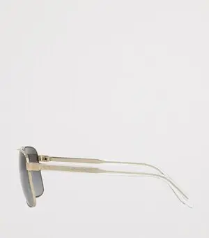 Versace Steel Square Sunglasses