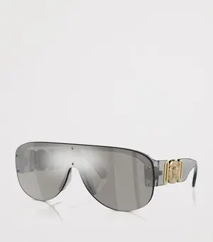 Versace Aviator Sunglasses With Medusa Detail