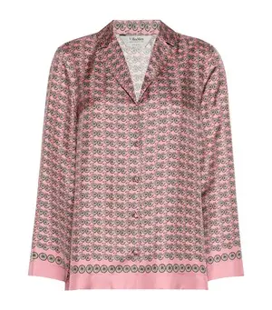 Max Mara Silk Printed Shirt - Pink