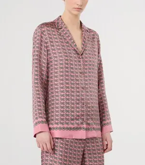 Max Mara Silk Printed Shirt