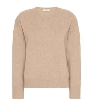 Max Mara Cashmere V-neck Sweater - Brown
