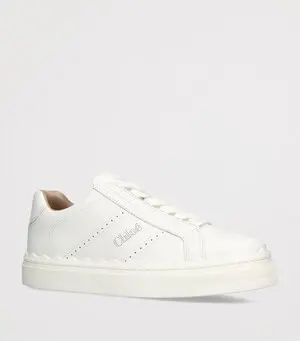 Chloé Leather Lauren Sneakers