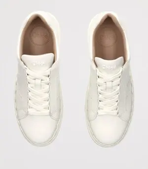 Chloé Leather Lauren Sneakers