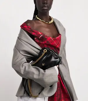 VIVIENNE WESTWOOD Medium Leather Shoulder Bag
