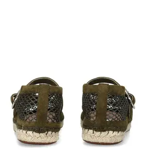 Alaïa Suede Mesh Espadrilles