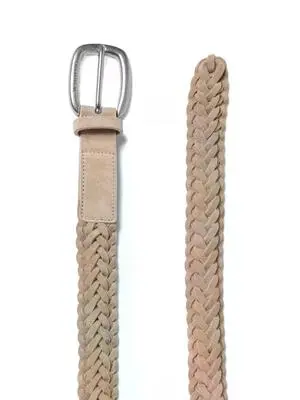 GOLDEN GOOSE Braided Leather Belt