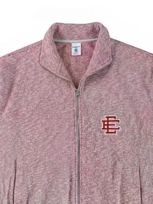 ERIC EMANUEL Bouclé Logo-embroidered Sweatshirt - Pink