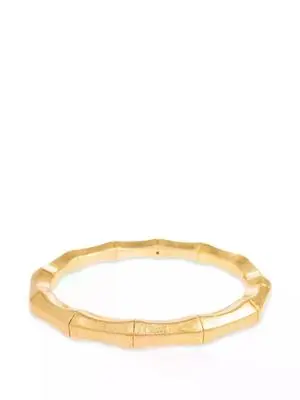 ALLSAINTS Bamboo-effect Engraved-logo Bracelet