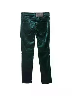 Pierre Balmain Velvet Slim-fit Trousers