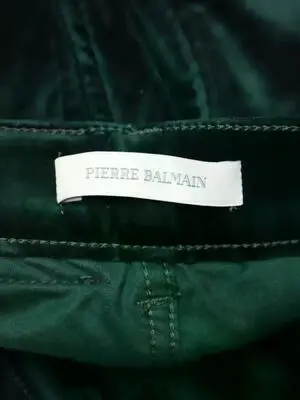 Pierre Balmain Velvet Slim-fit Trousers