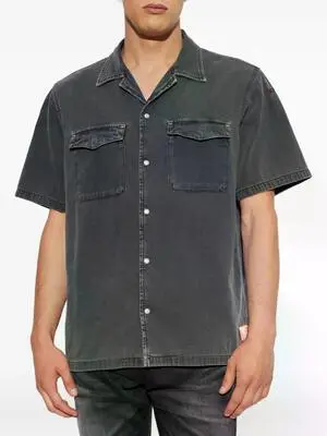 DIESEL® D-nabil-p Bowling Short-sleeve Denim Shirt