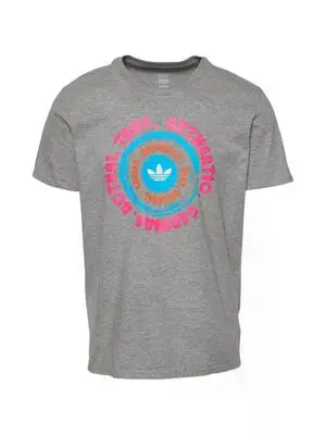 Adidas Originals Logo-print T-shirt - Grey