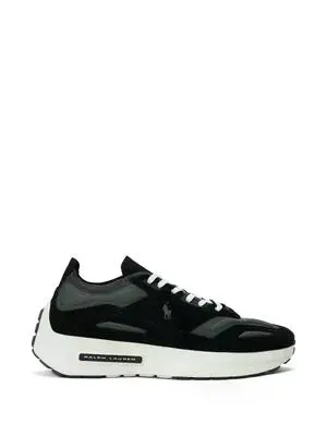 Polo Ralph Lauren Boerum Suede Panelled Sneakers - Black