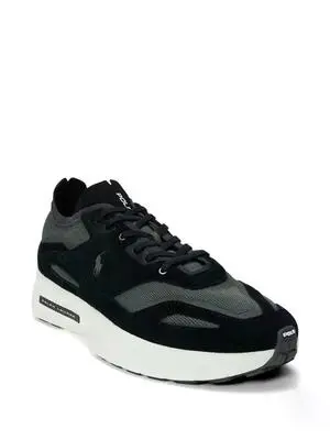 Polo Ralph Lauren Boerum Suede Panelled Sneakers - Black