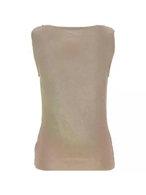 Majestic Filatures Ribbed-knit Boat-neck Top