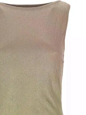 Majestic Filatures Ribbed-knit Boat-neck Top