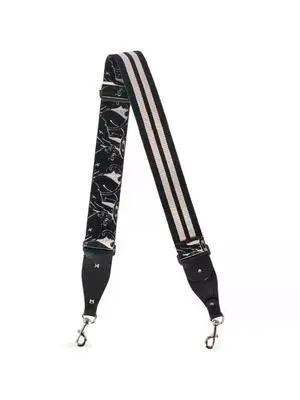 Valentino Garavani Rockstud Abstract Pattern Bag Strap - Black
