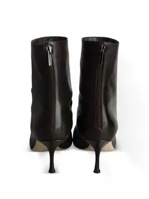 JIMMY CHOO Pointed Toe Stiletto Heel Ankle Boots