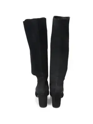 STUART WEITZMAN Livia 80 Knee-high Suede Boots