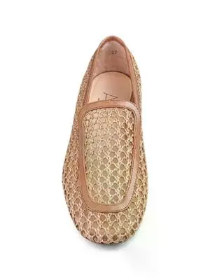 Agl Harper Perforated Loafers - Neutrals