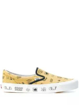 VANS Lx Braindead Slip On Sneakers - Yellow