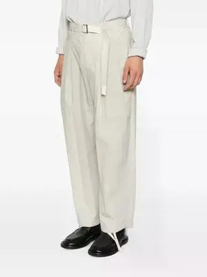 Sacai Belted Pleated Trousers