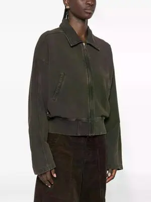 Closed Zip-up Collar Jacket
