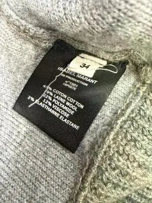 ISABEL MARANT VINTAGE Kelaya Puffed-sleeve Sweater
