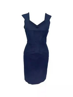 Roland Mouret V-neck Tailored Mini Dress