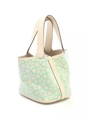 Hermès 2022 Picotin Lock Lucky Daisy Tote Bag - Neutrals