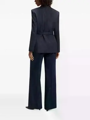 Hugo Pinstripe Belted Blazer