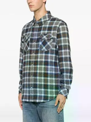 GOD'S TRUE CASHMERE Tartan-pattern Overshirt