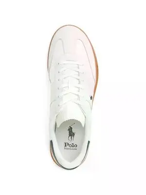Polo Ralph Lauren Bedford Leather Sneakers - White