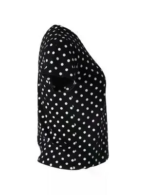 Comme Des Garçons Play Polka-dot Heart-patch T-shirt