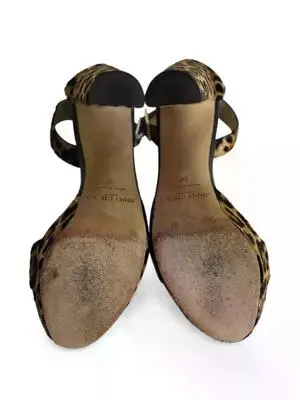 JIMMY CHOO Holly Animal-print Platform Sandals